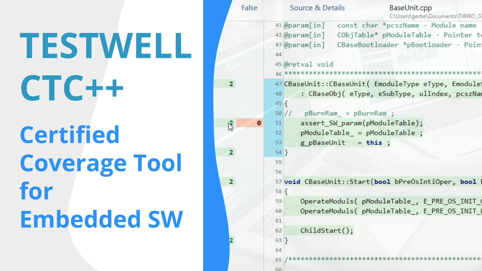 CTC++ Testwell Coverage Explainer - Novodes